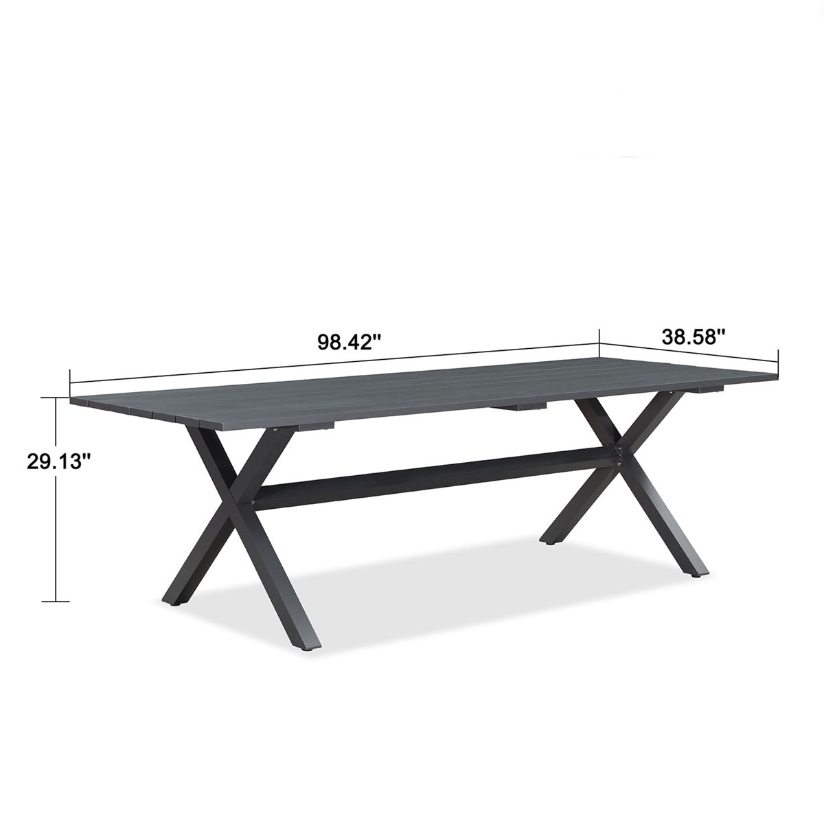 Latitude Run® Rectangular Outdoor Dining Table | Wayfair